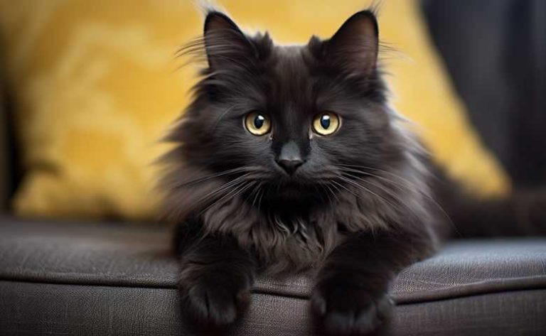 22 Black Fluffy Cats Breeds (List Of Beautiful Black Cat Breeds) - My ...