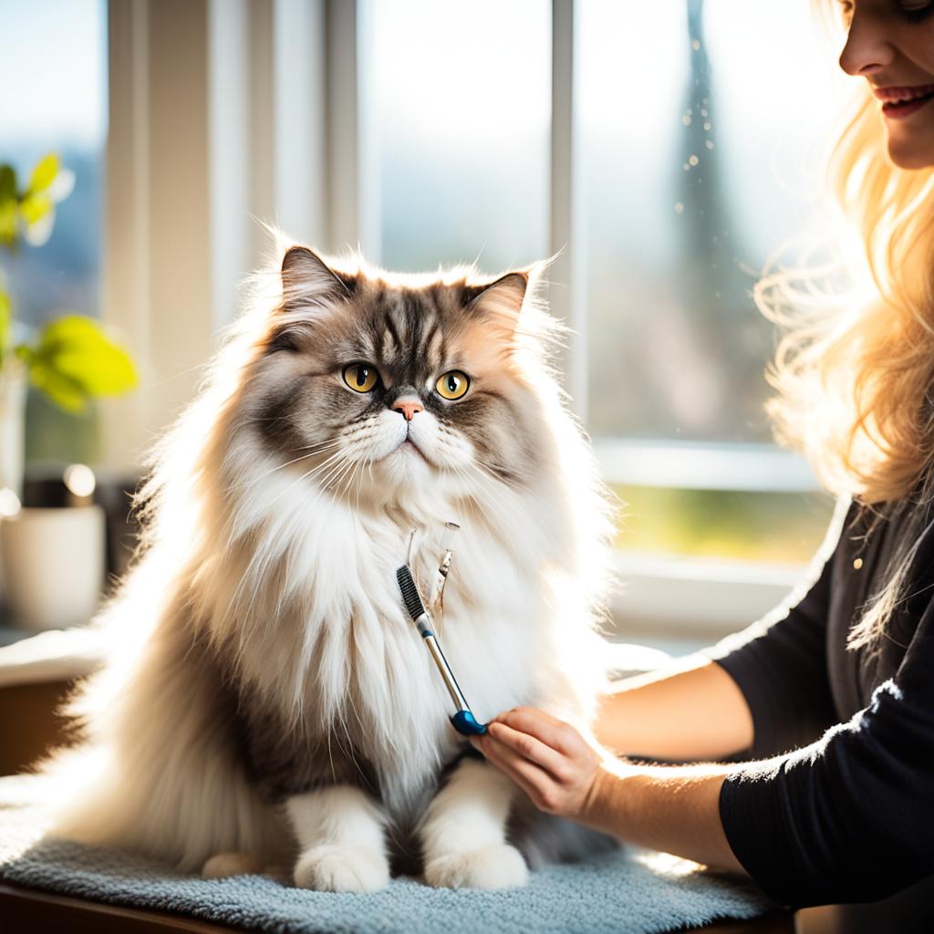Manage A Persian Cat's Shedding? Tips For Controlling Loose Fur.