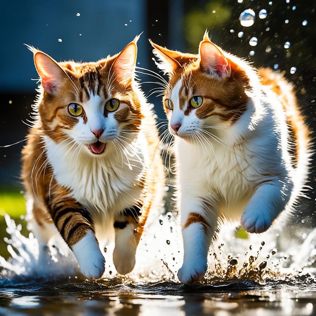 Splash Enthusiasts: Japanese Bobtails’ Water Love